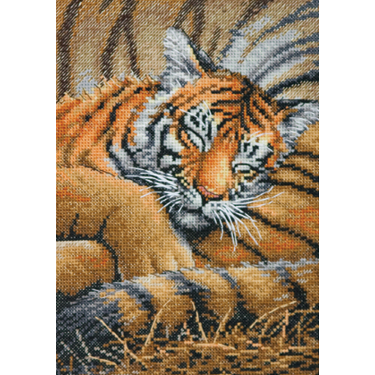 Dimensions Gold Petite Counted Cross Stitch Kit 5 X7 Cozy Cub 18 dimensions-gold-petite-counted-cross-stitch-kit-5-x7-cozy-cub-18