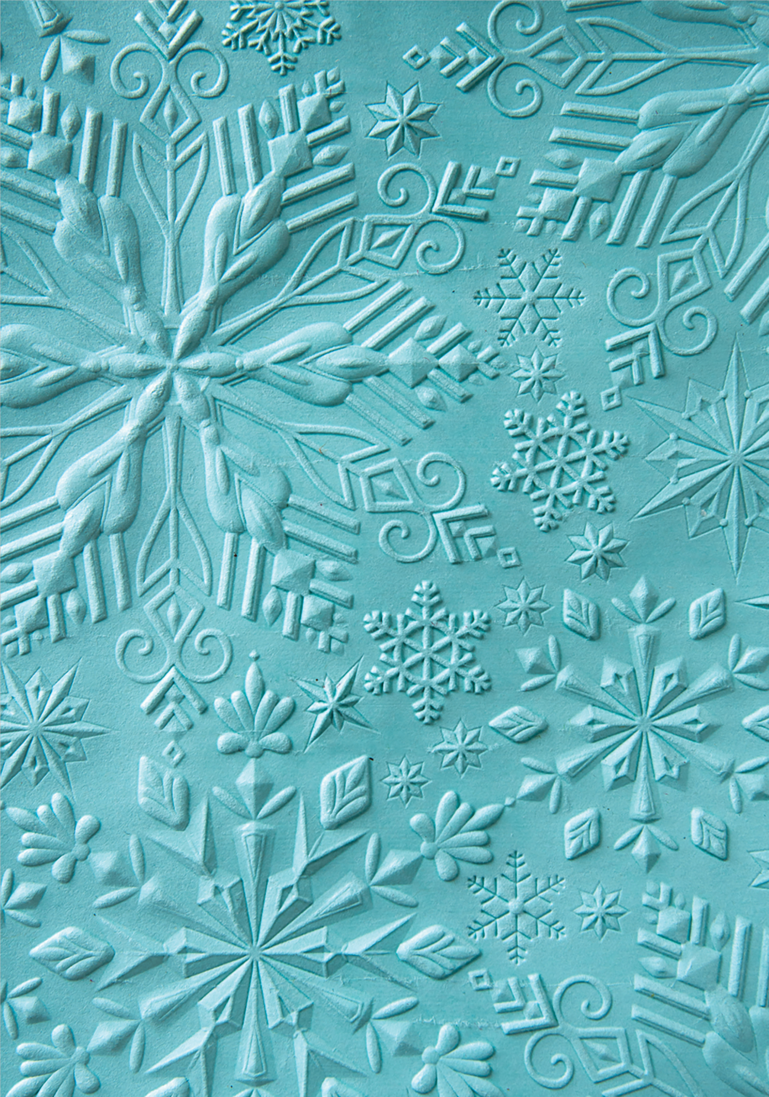Sizzix Textured Impressions 3d Winter Snowflakes Embossing Folder ...